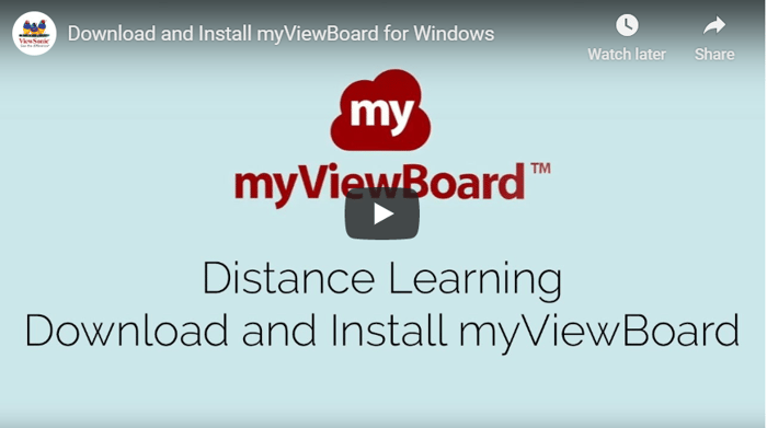 myViewBoard Distance Learning